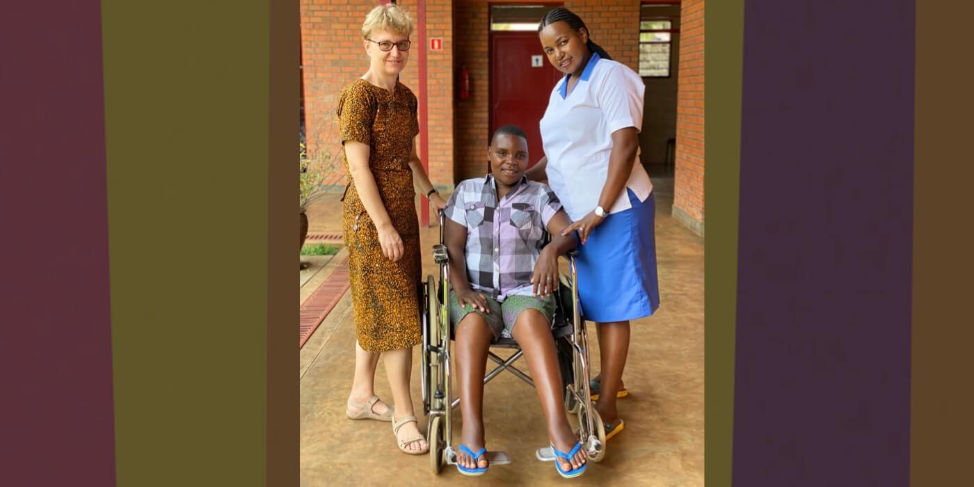Today is the grand inauguration of the finished physiotherapy building ...