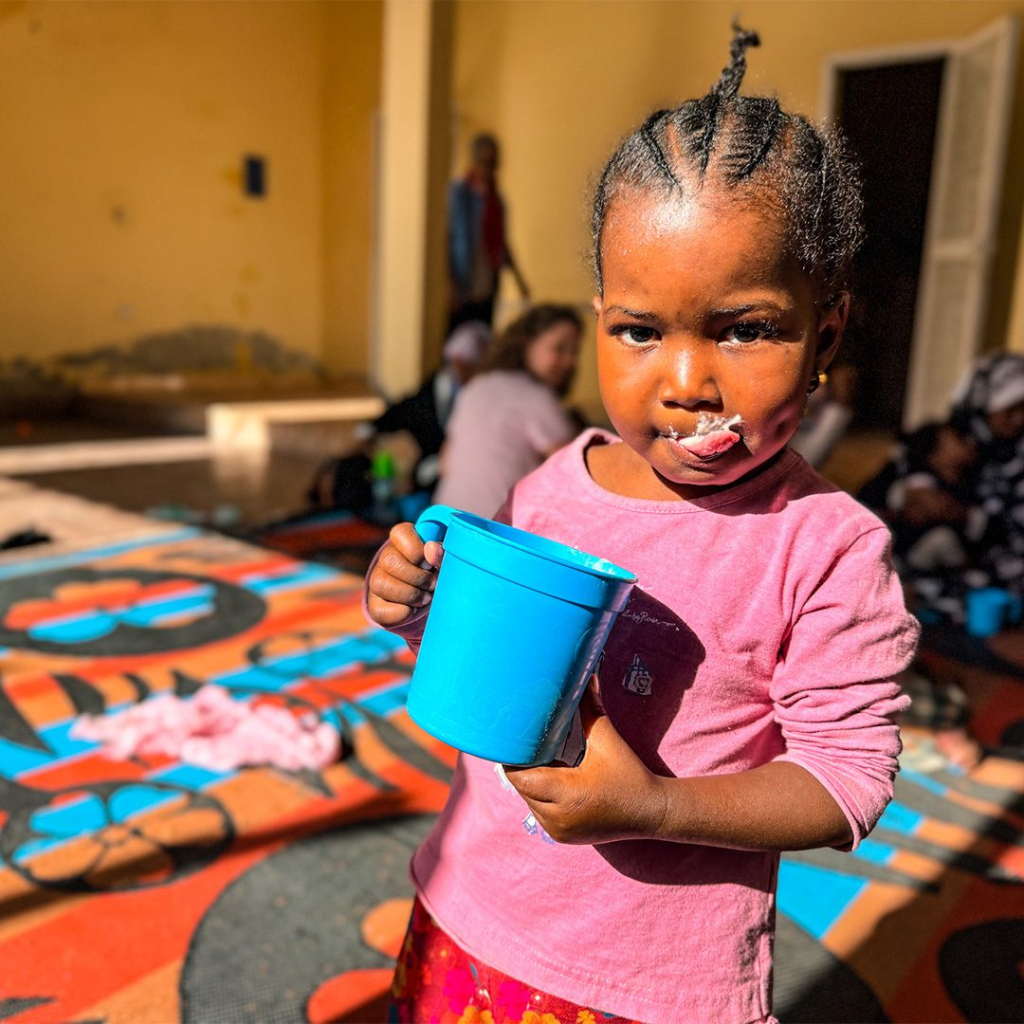 A day of nutrition for a child with a disability - Good Factory Foundation
