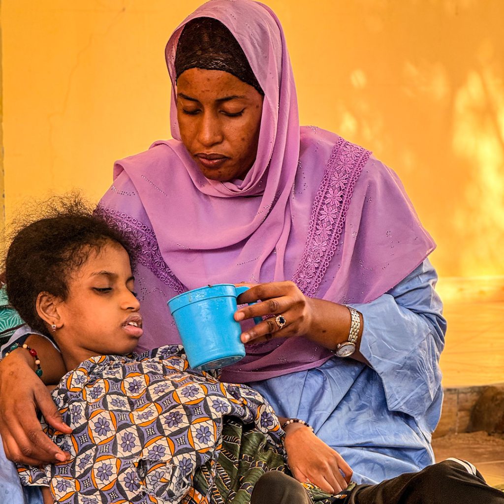 A day of nutrition for a child with a disability - Good Factory Foundation