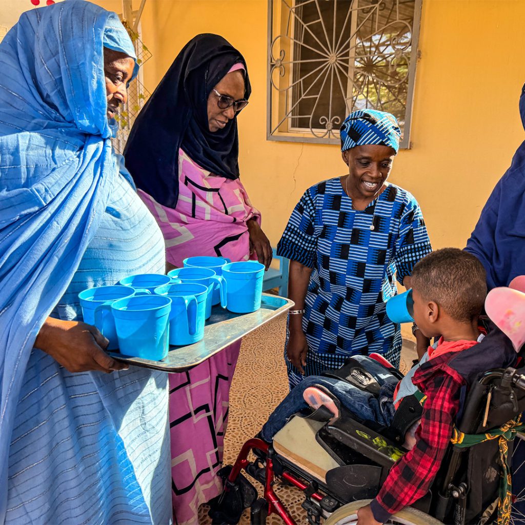 A day of nutrition for a child with a disability - Good Factory Foundation